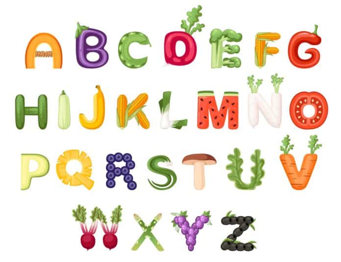 Teaching Kids Healthy Eating with Alphabet Foods: A to Z Fun for Better ...